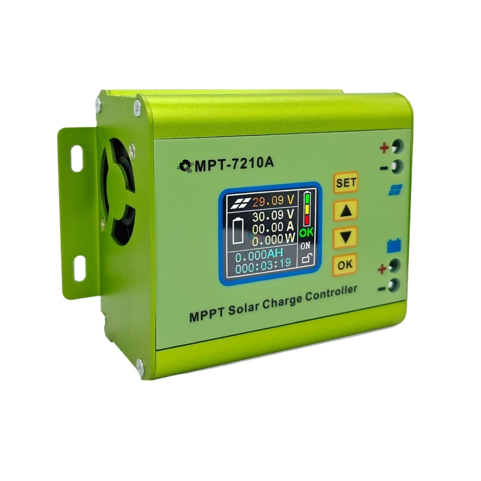 MPT-7210A 24V/36V/48V/60V/72V MPPT Solar Battery Charger Panel Digital ...