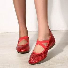 Shop Women's Red Sparkly Shoes Collection for Casual and Dressy Looks