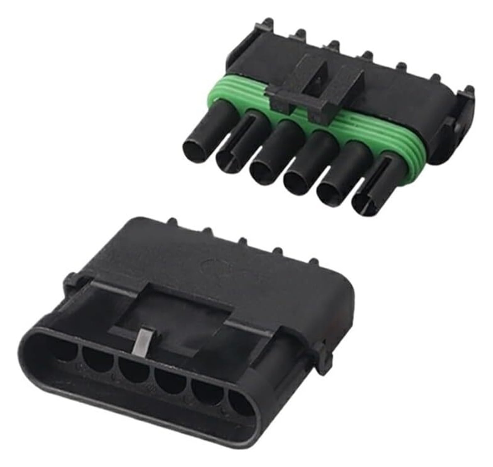 MPXBM 5 Sets Weather Pack 6 pin Way Male Female Automotive Electrical ...