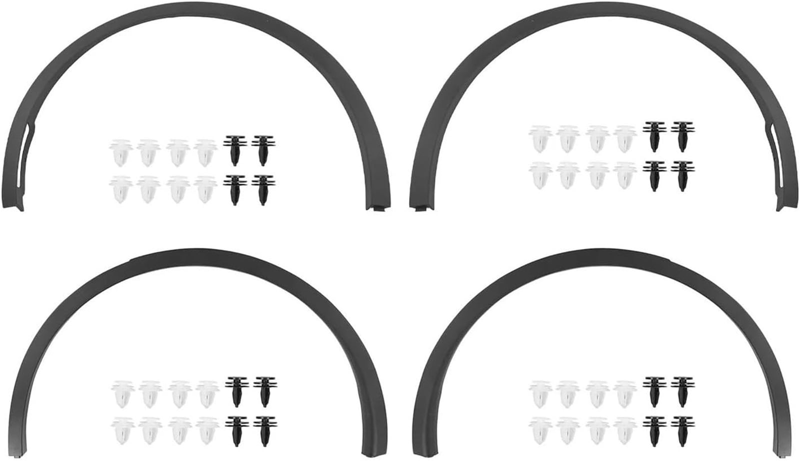 MPXBM Car Side for Fender, Flare Molding Splash Guard Tires, Eyebrow ...