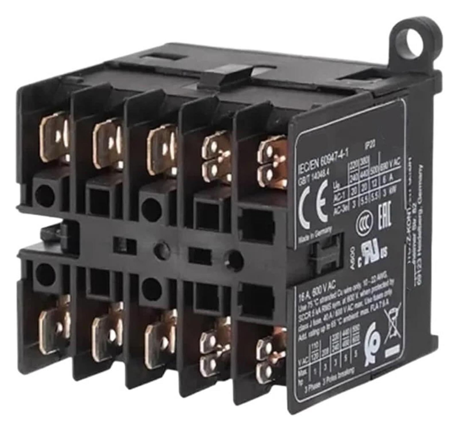 MPXBM Contactor IEC/EN 60947-4-1 24V Wide Foot - Walmart.com