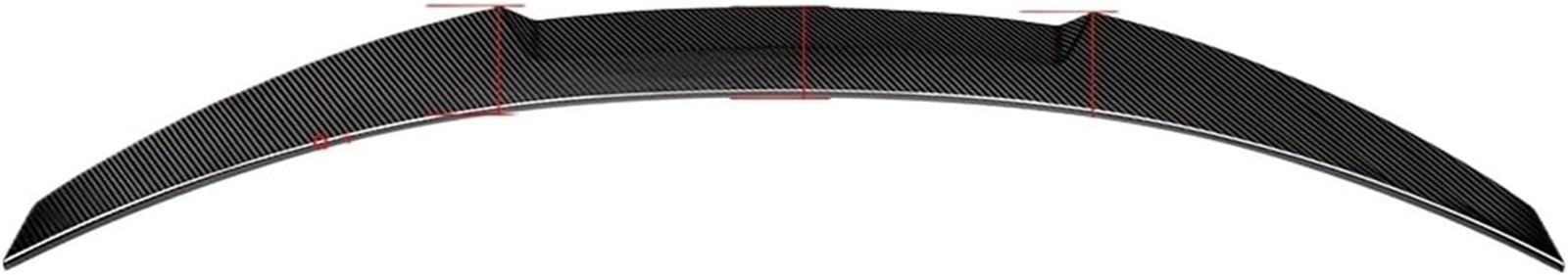 MPXBM Dry Carbon Fiber Rear Trunk Spoiler Boot Wing, Auto Decor Rear ...