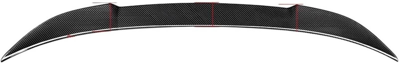 MPXBM Dry Carbon Fiber Rear Trunk Spoiler Boot Wing, Auto Decor Rear ...