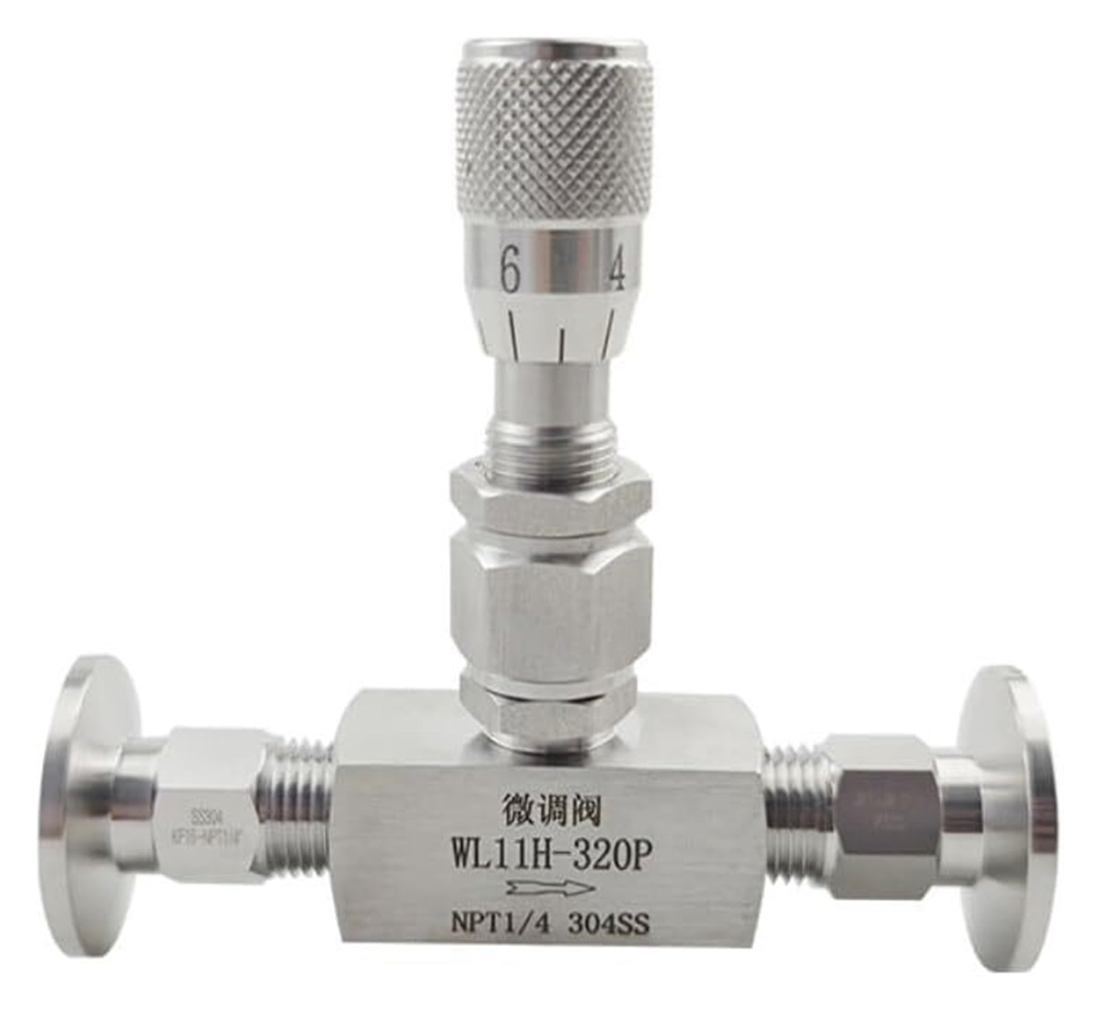 Needle Valve KF40 Vacuum – Micro Metering Flow Control For Water, Gas ...