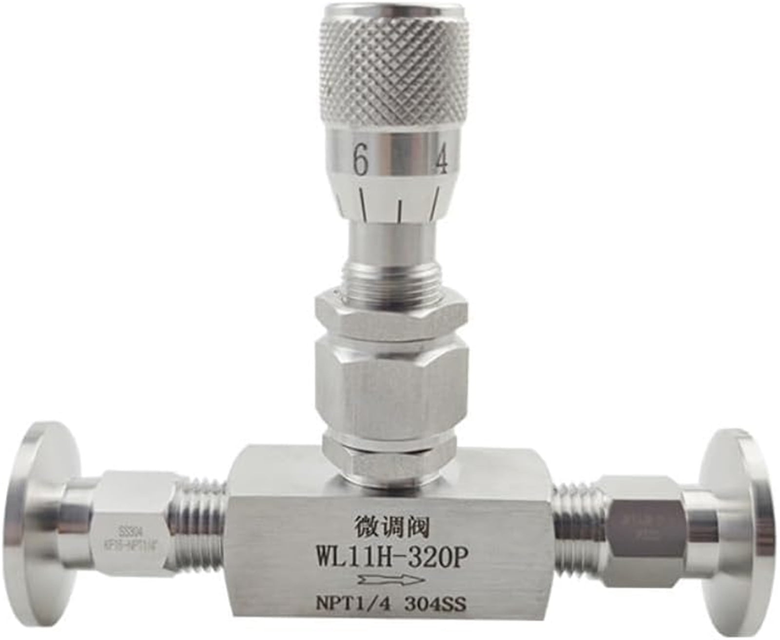 MPXBM KF16 KF25 KF40 KF50 Vacuum Needle Valve Micro Metering Flow ...