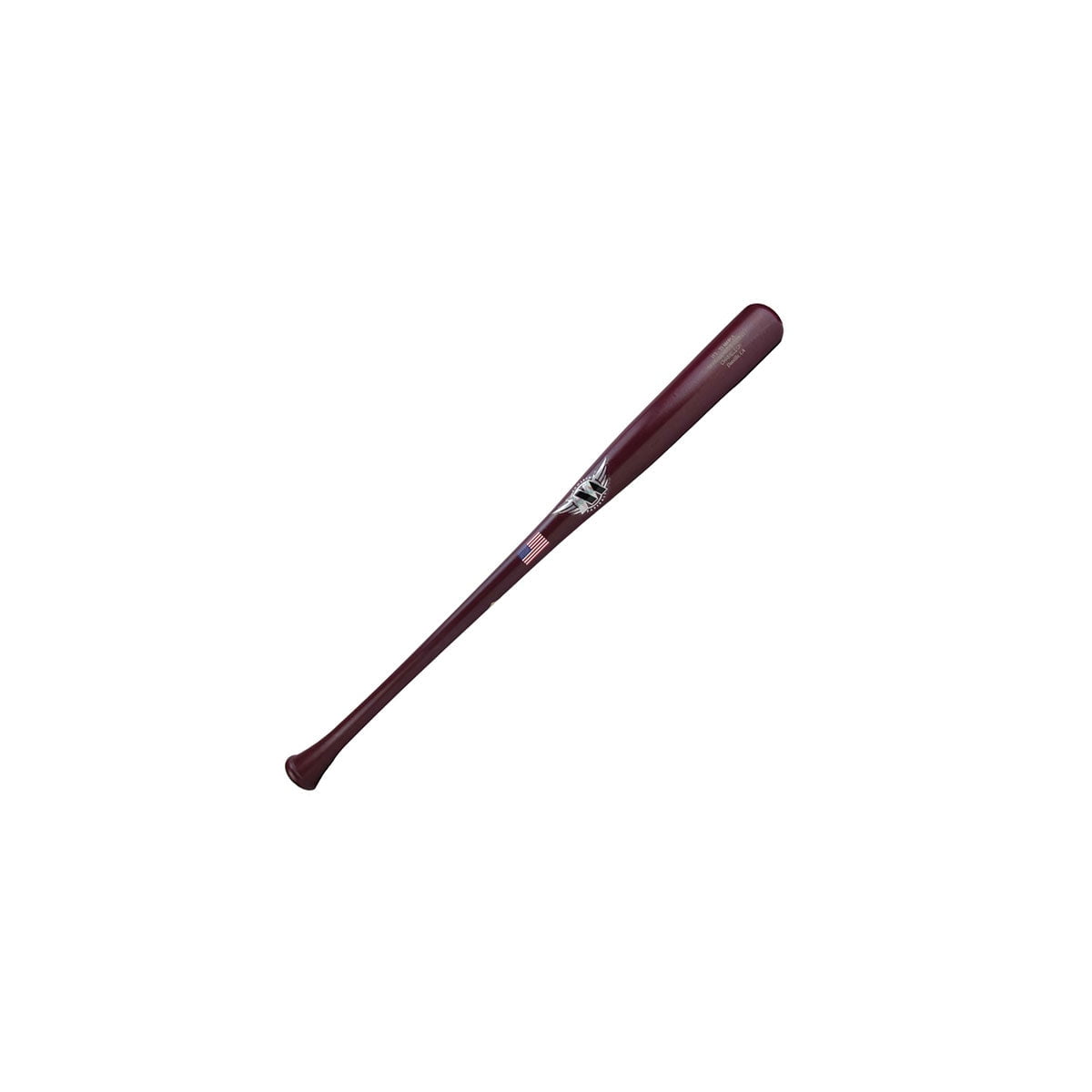 MPowered Chameleon I-13 Burgundy-Sparkle Maple Wood Baseball Bat ...