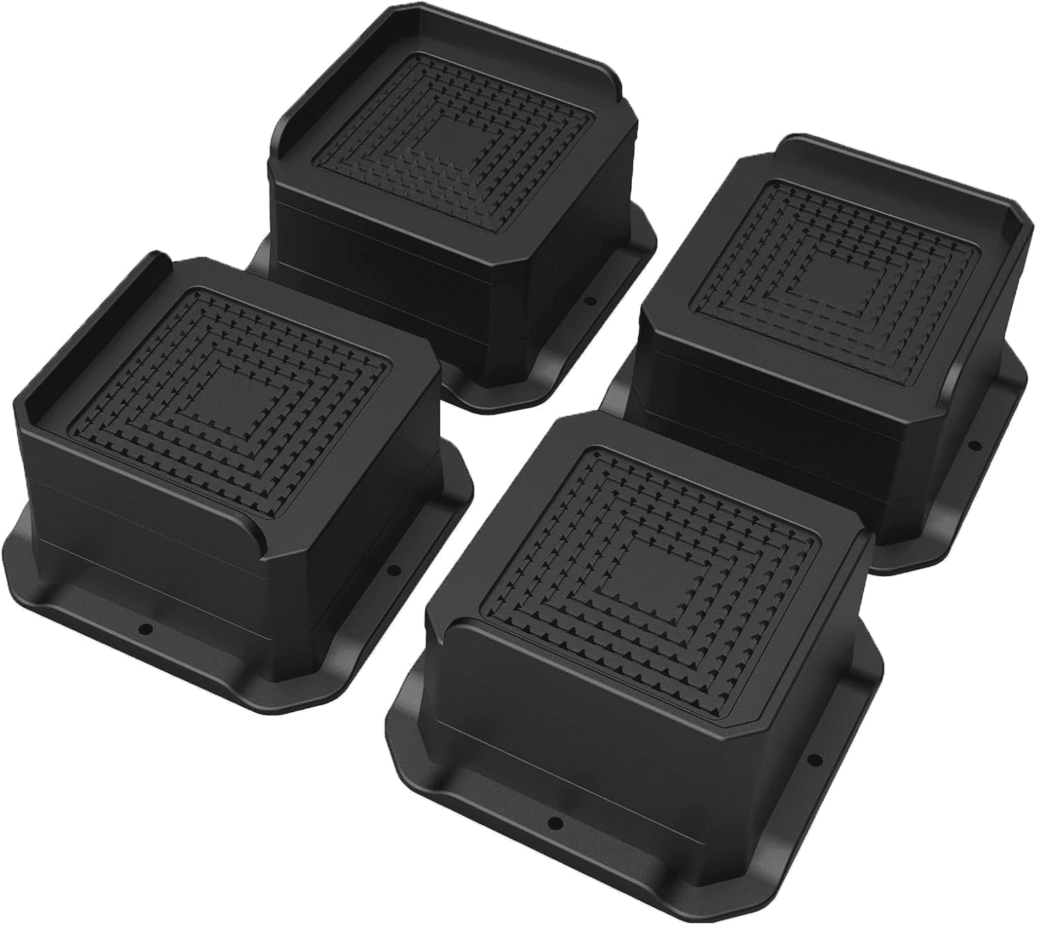 MQ Bed Risers 2 inch, 4 inch, 6 inch, Heavy Duty Furniture Riser ...