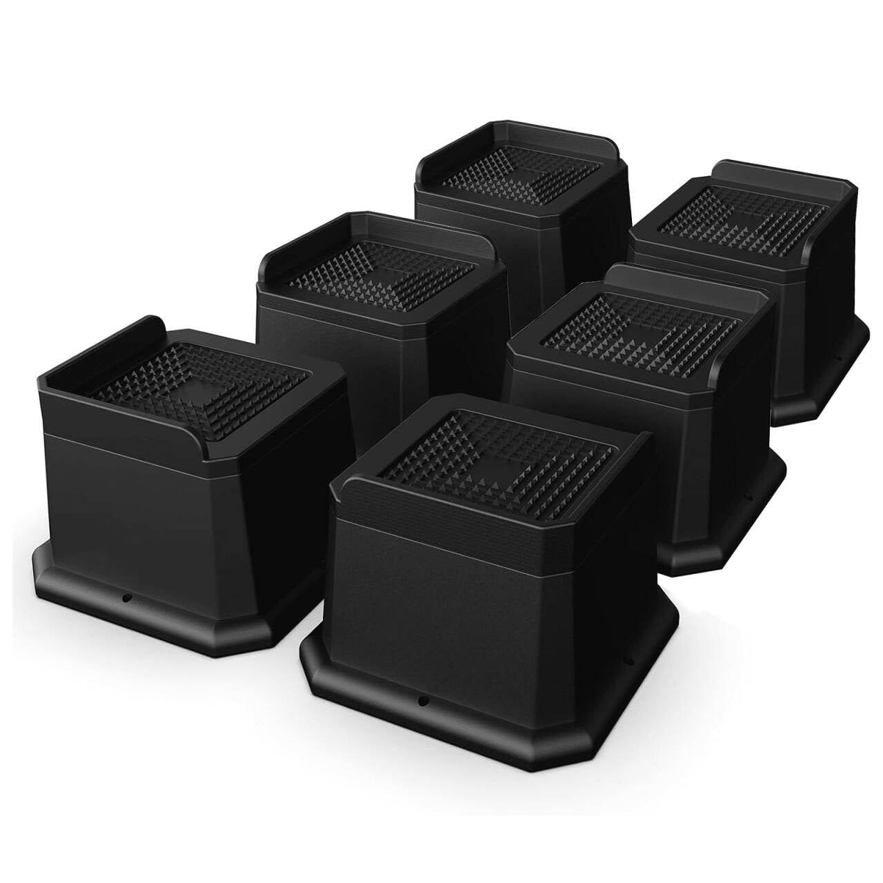 MQ Bed Risers 3 inch, 6 inch, 9 inch, Heavy Duty Furniture Riser ...