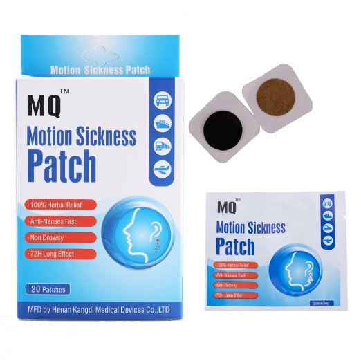 MQ Motion Sickness Patch,20 Count,Non Drowsy Sea Sickness Patches ...