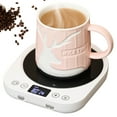 MQ Smart Cup Beverage Hot Plate, Electric Mug Warmer with 3 Temperature ...