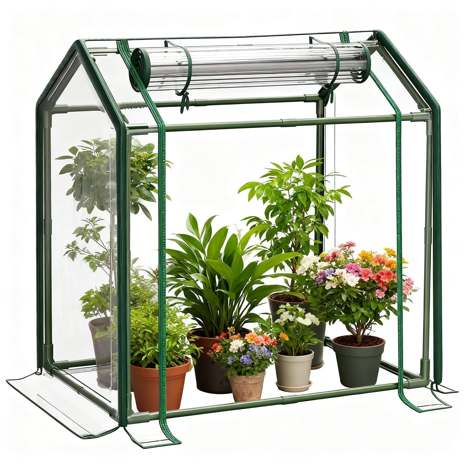 Mini Greenhouse Heavy Duty Portable Green House, Clear Tent Small ...