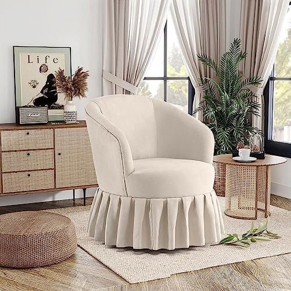 MQLIFEBOOM Swivel Accent Chair Armchair for Living Room Bedroom Comfy ...