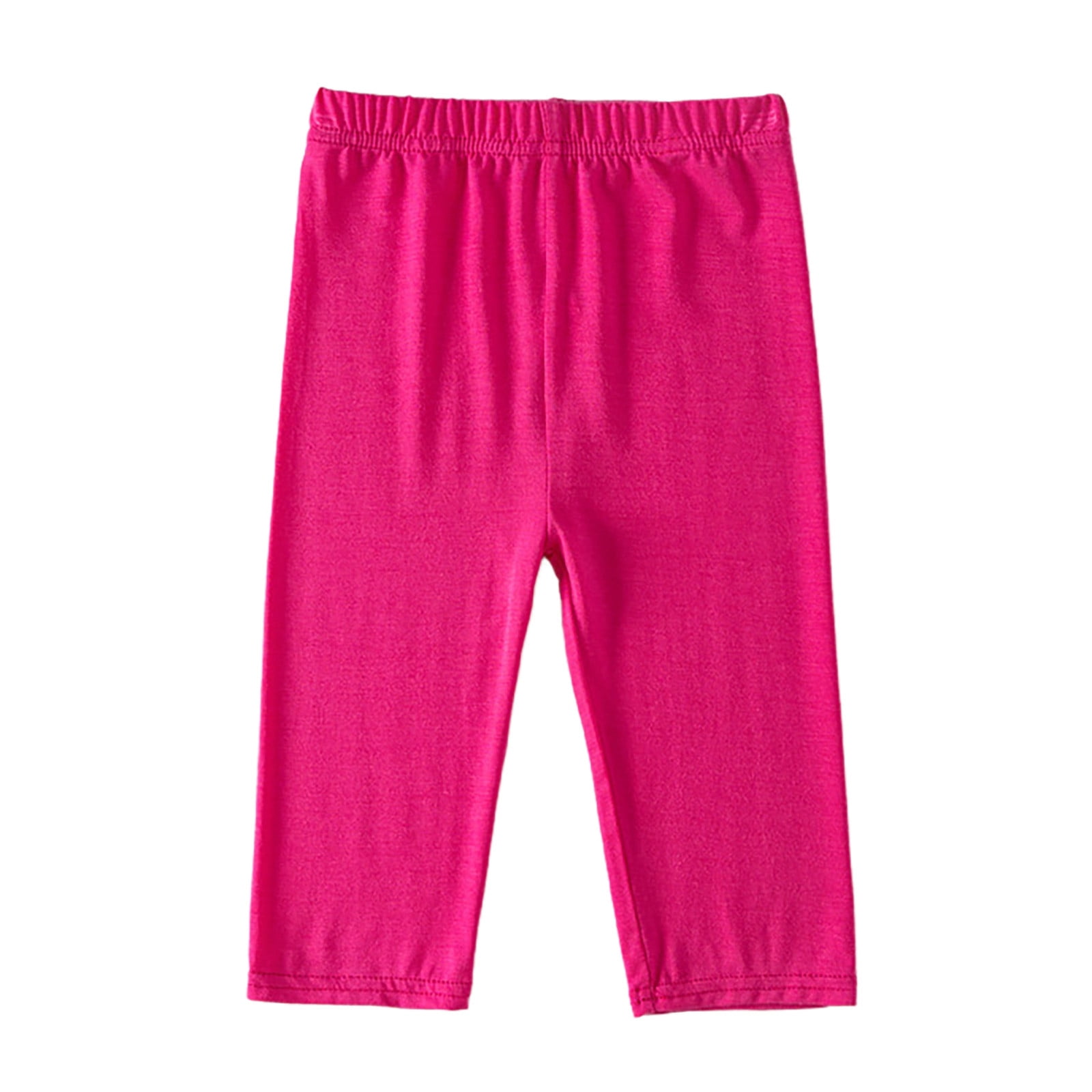 MQLKF Girls Athletic Shorts Capri Leggings Kids Running Pants Shorts ...