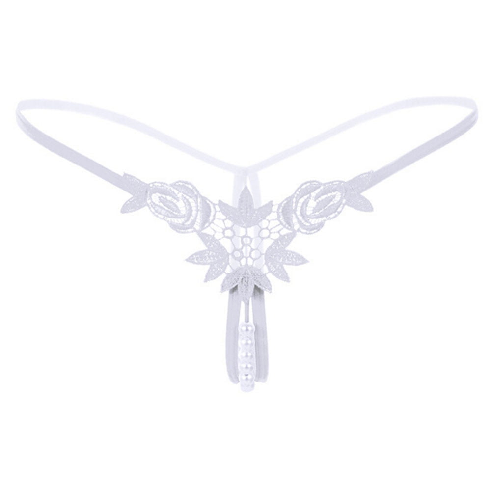 MQLKF Sexy Pendant Lady Pearl G String V-String Women Panties Low Waist ...