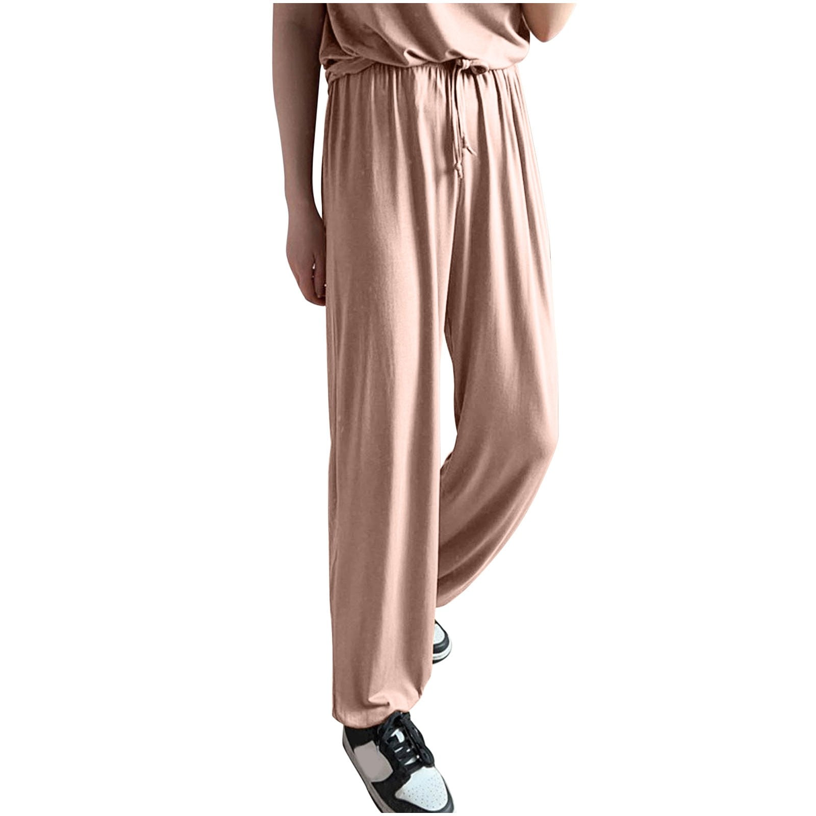 MQLKF Slacks Women's Spring Drape Loose Skinny Leggings Summer Thin ...