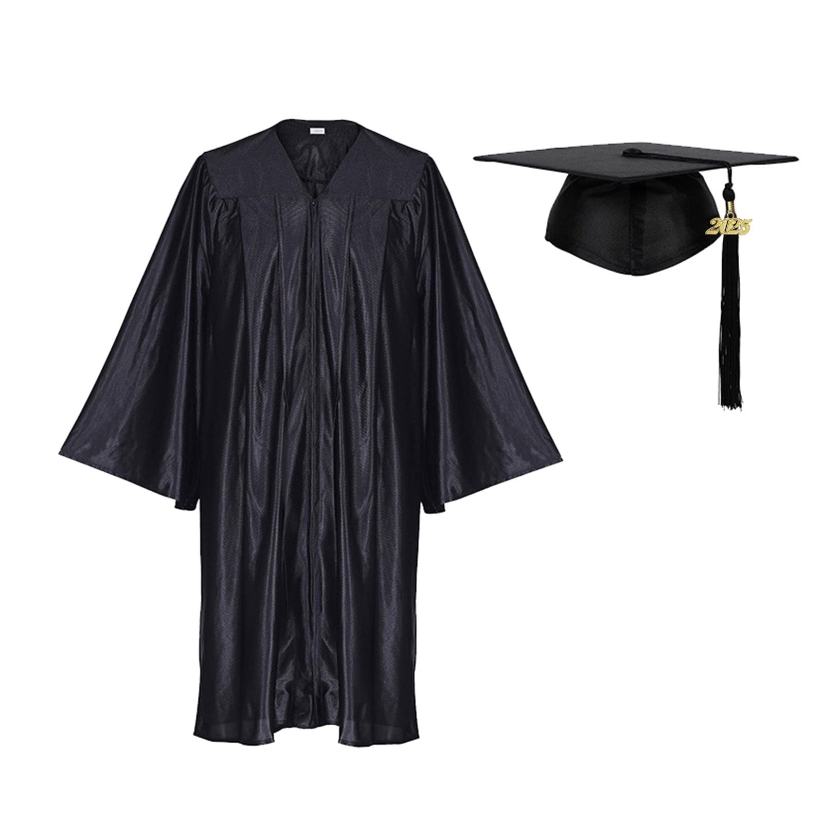 MQLKF Unisex Graduation Gown Cap Set With 2025 Outfit For Adult Size ...