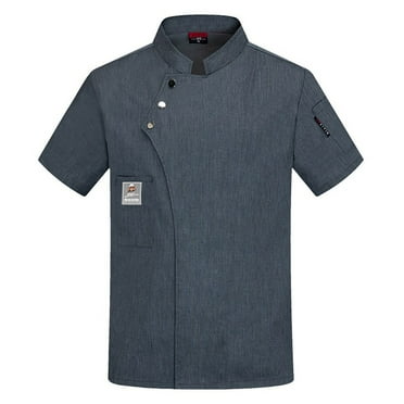Unisex Jacket Men Women Waiter Waitress Comfortable Short Sleeve Shirt ...