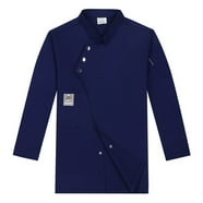 Red Kap Eight Pearl Button Chef Coat with Thermometer Pocket - Walmart.com