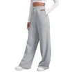 3 Pack: Women's Relaxed Fit Fleece Open Bottom Sweatpants Pockets ...