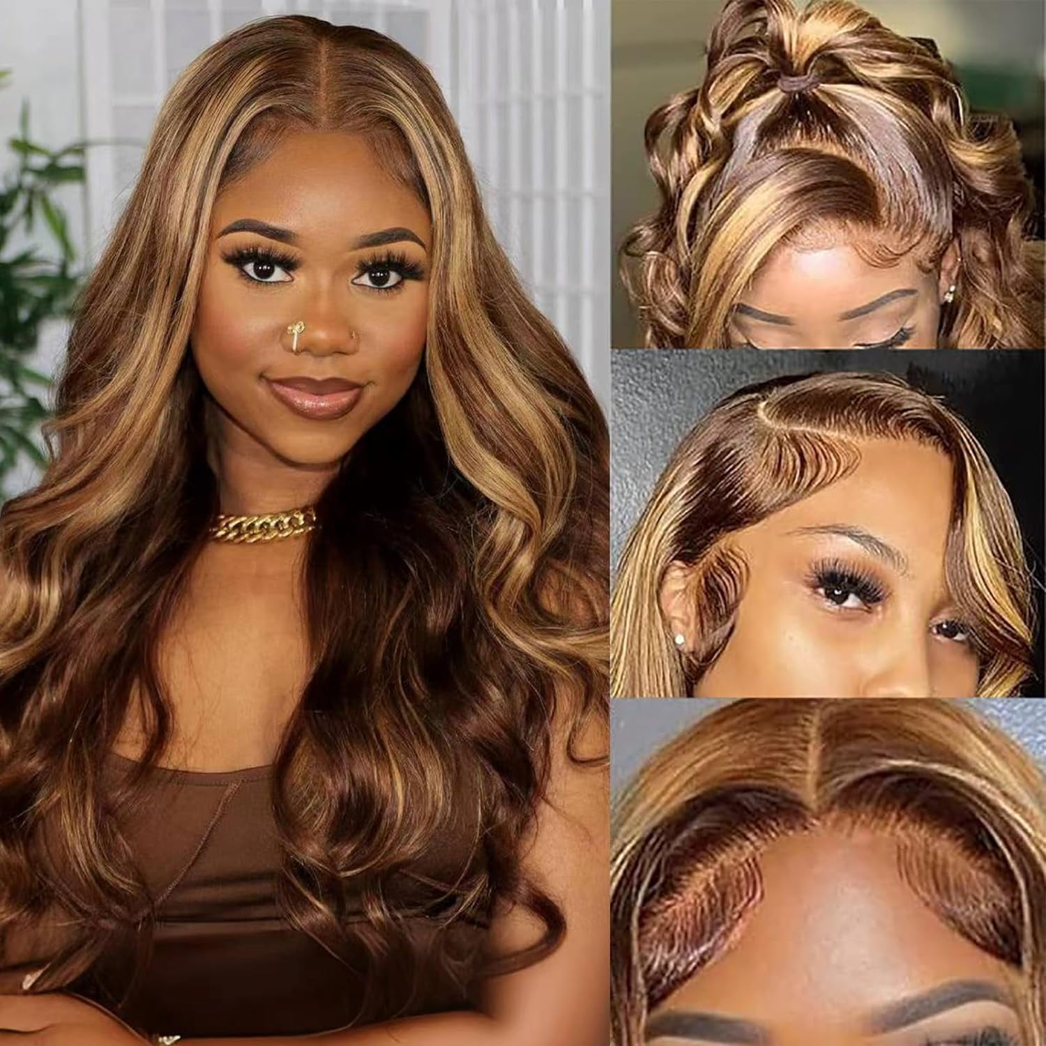 MQOUO Burgundy Lace Front Wigs Human Hair Pre Plucked 99j Red HD ...