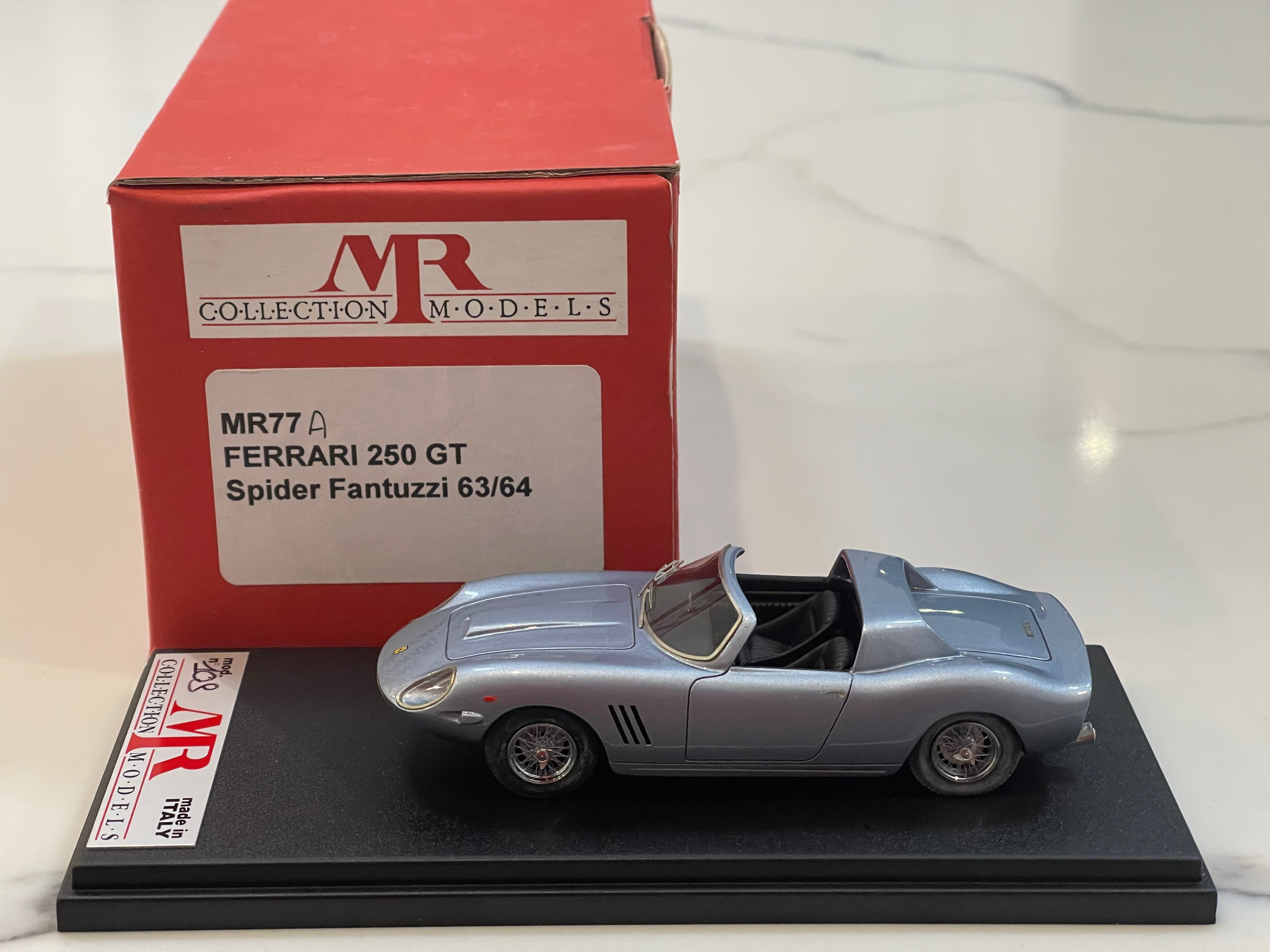 MR 1/43 Ferrari 250 GT Spider Fantuzzi 1963/64 Light Blue MR77A ...