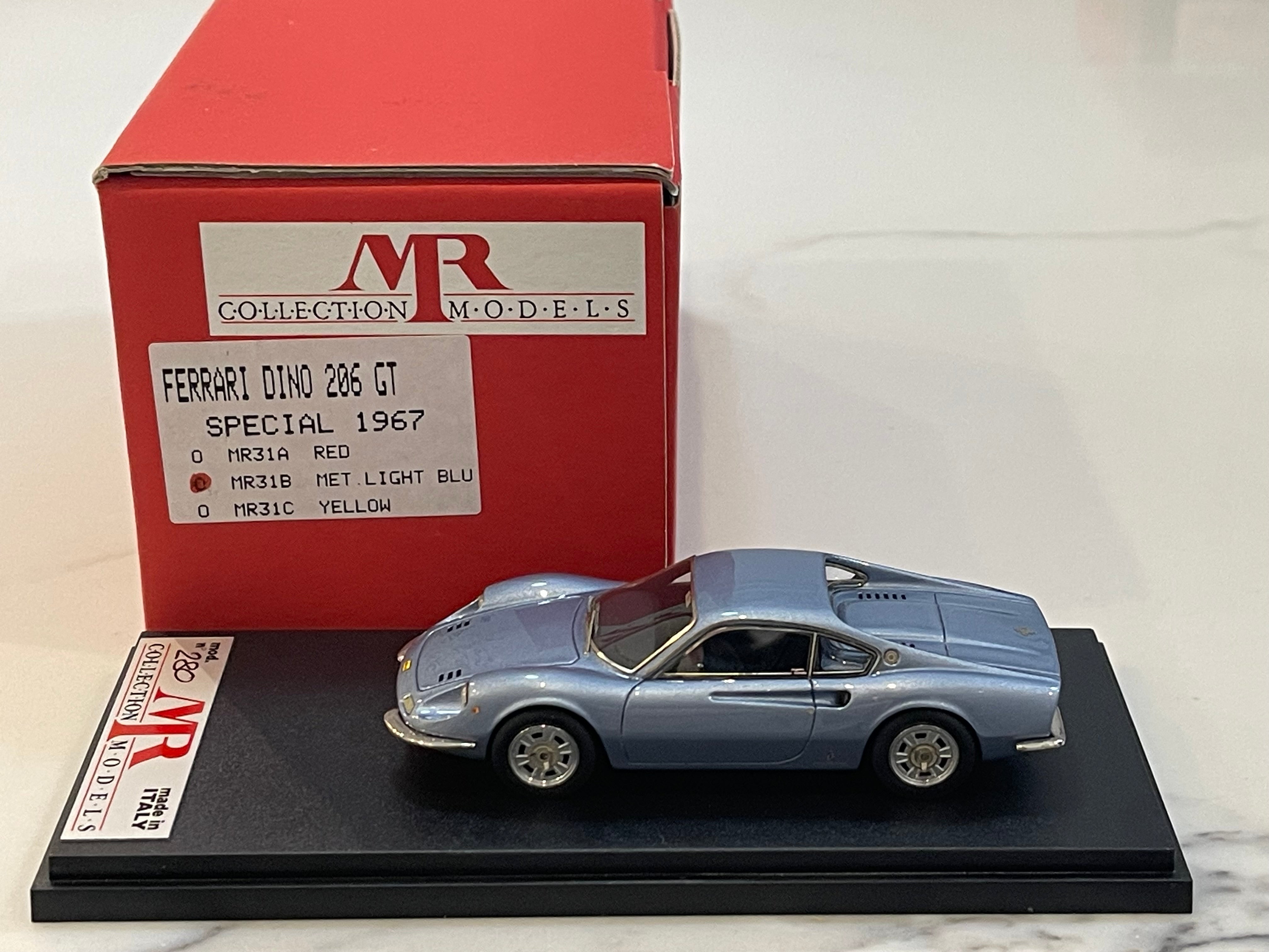 MR 1/43 Ferrari Dino 206 GT Special 1967 Met. Light Blue MR31B ...