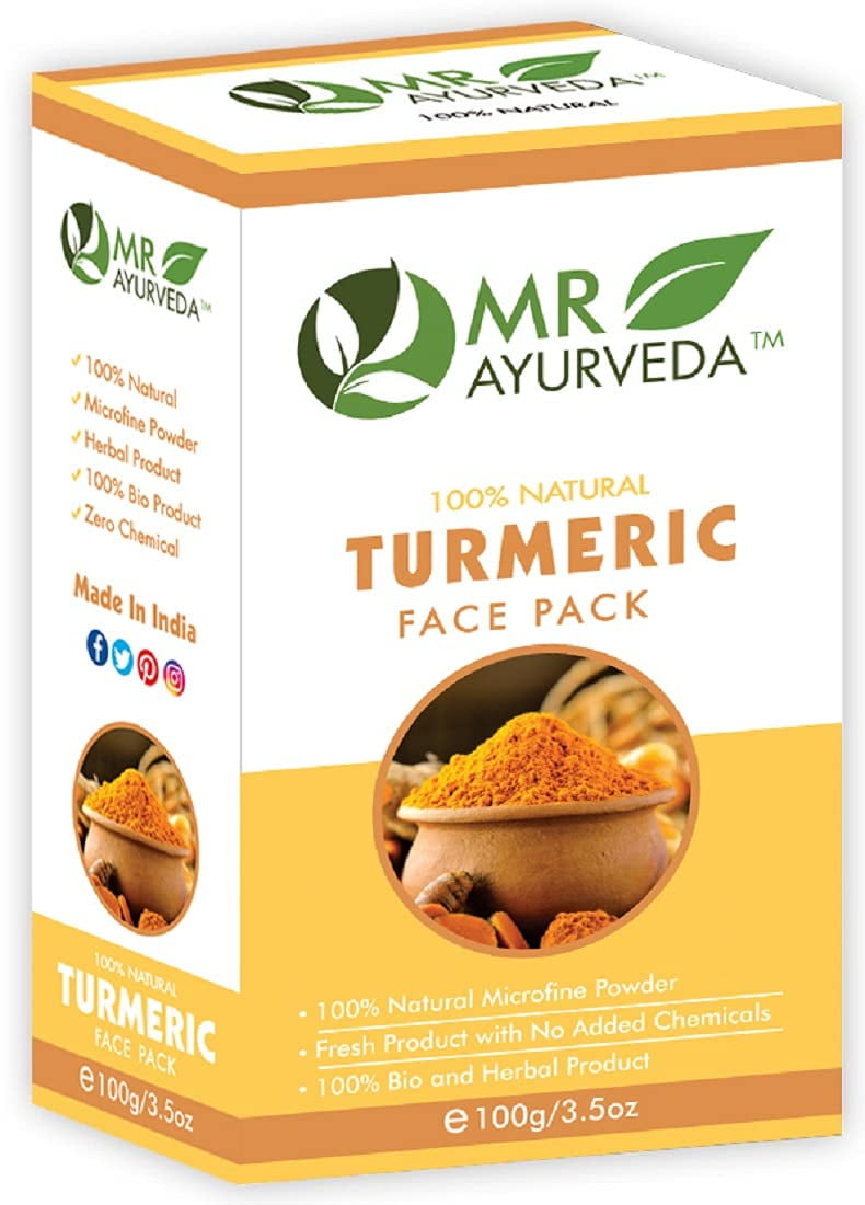 MR Ayurveda 100 Organic Turmeric Powder Turmeric Powder for Face ...