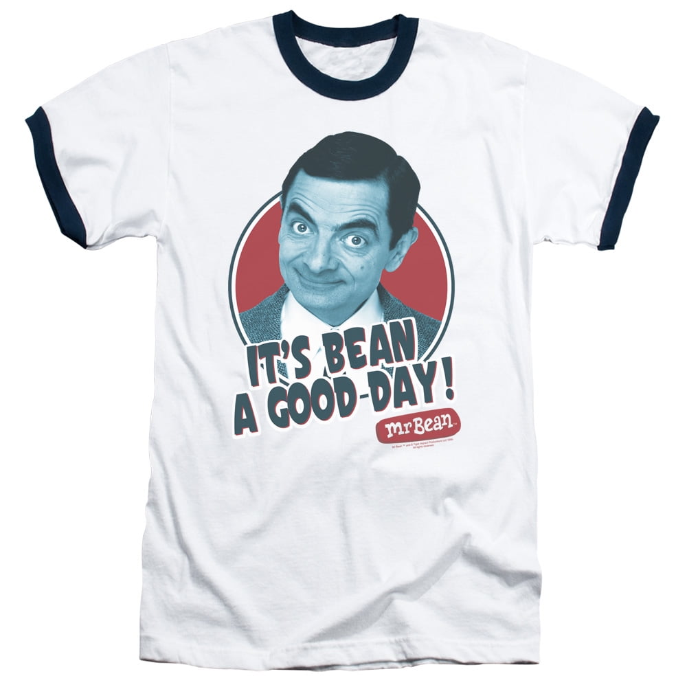 MR BEAN/GOOD DAY - ADULT RINGER - WHITE/NAVY - MD - Walmart.com