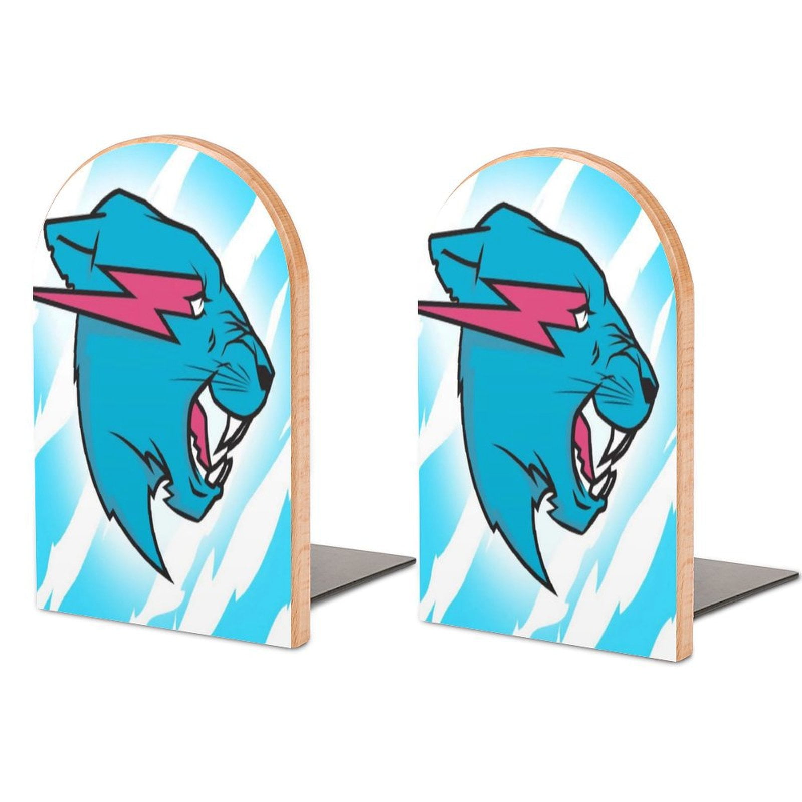 MR BEAST Book Ends,Bookends,Unique Book Ends to Hold Books Creative ...