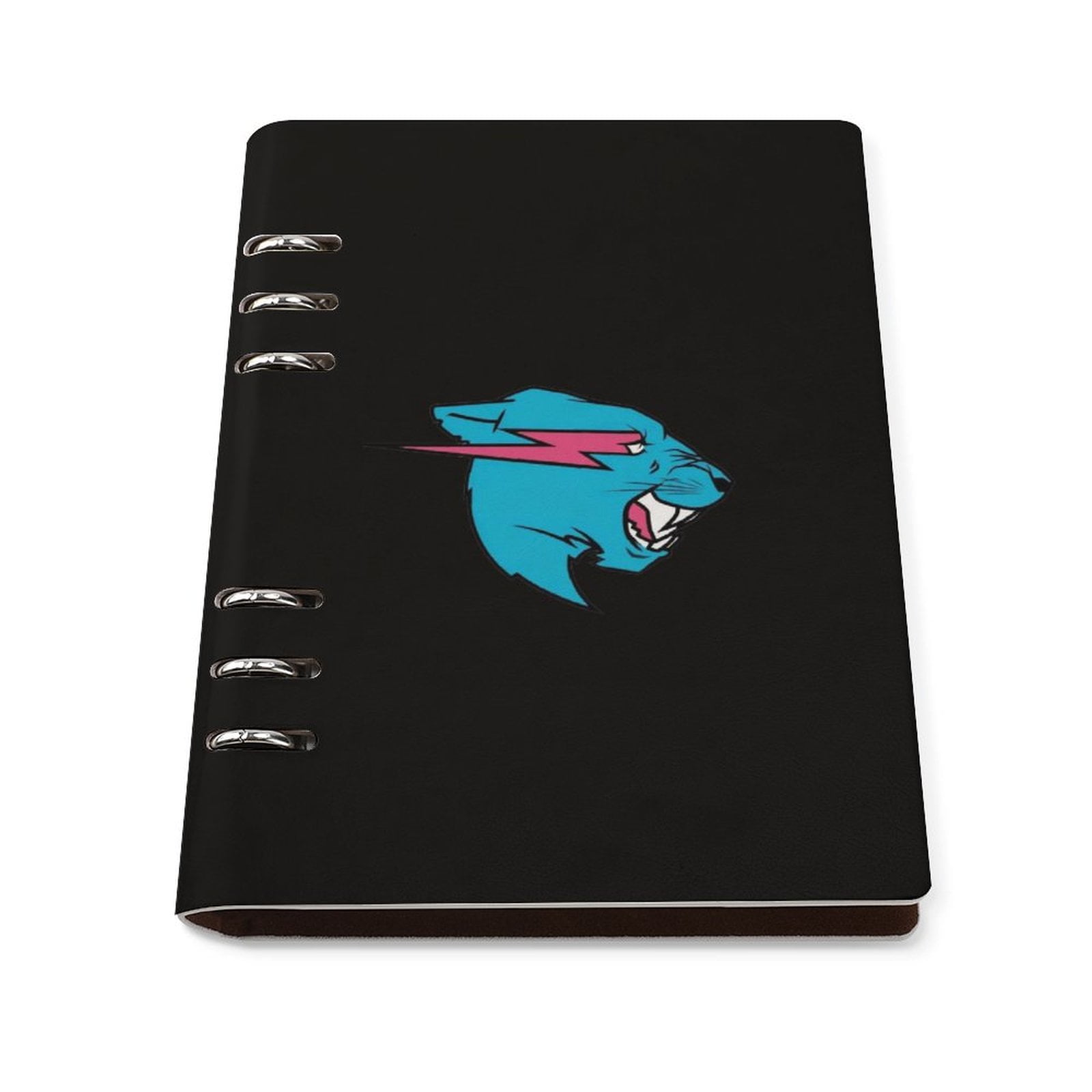 MR BEAST254 Refillable Leather A5 Loose Leaf Notebook, Loose Leaf ...