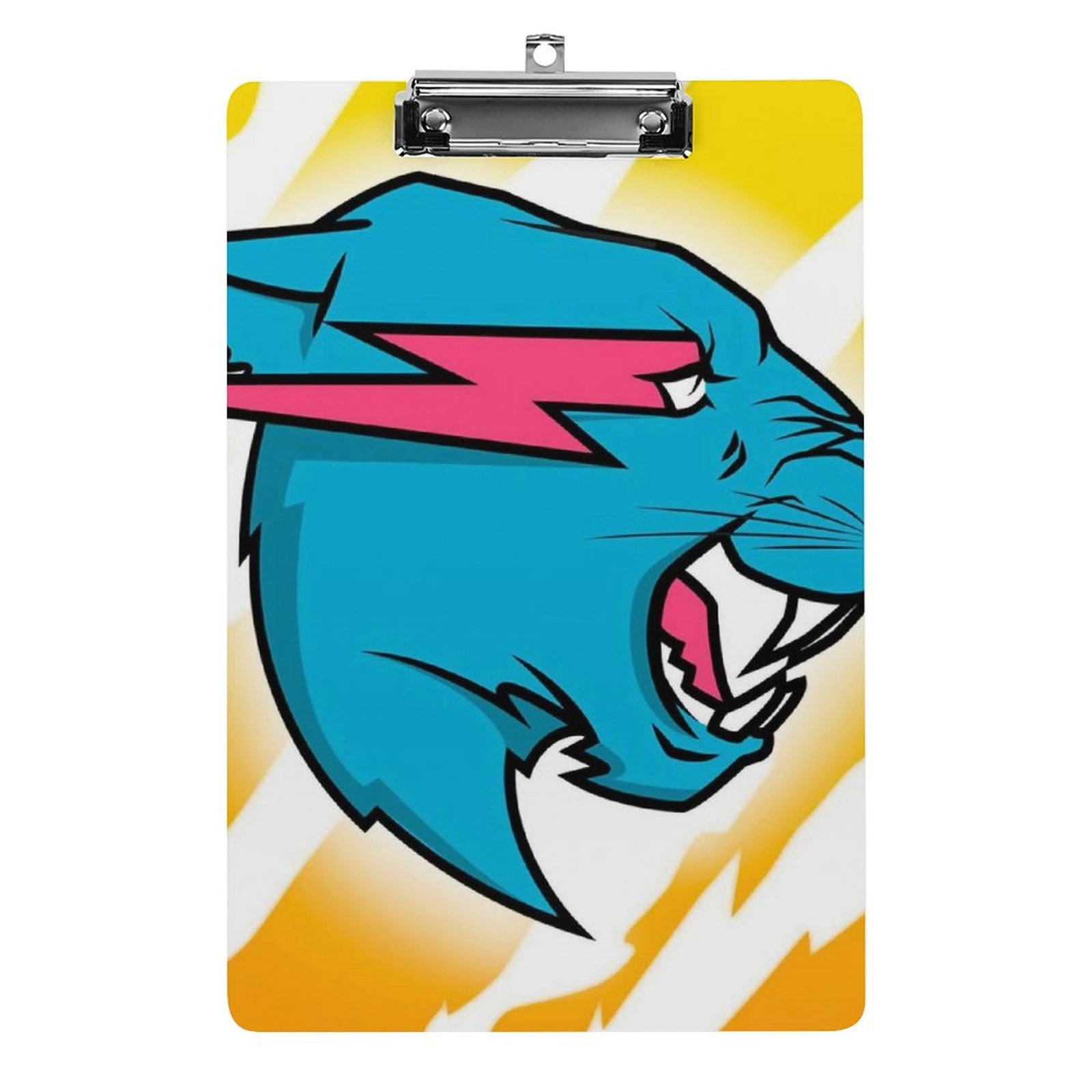 MR BEAST3 Acrylic Clipboard A4 Size, Standard Letter Clip Board with Stainless Steel Hanging ...