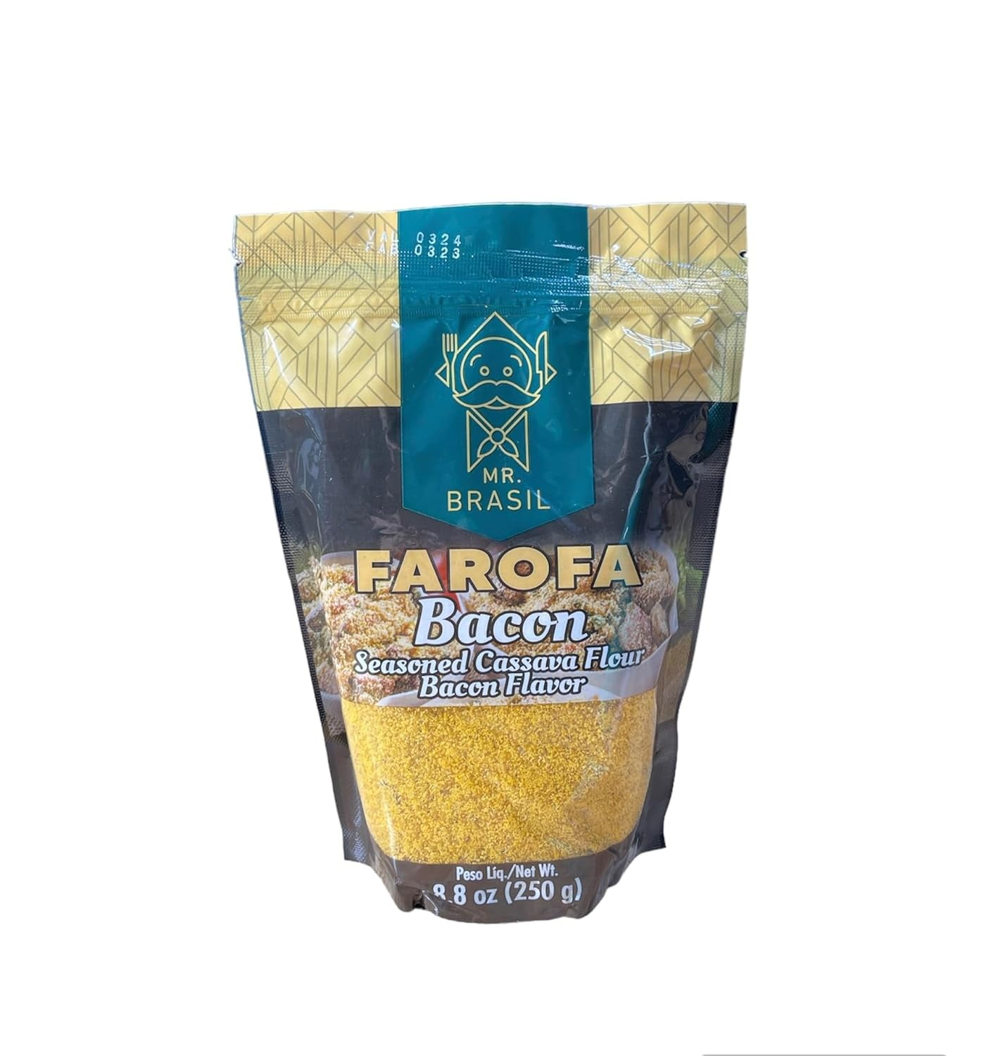 MR. BRASIL - Seasoned Cassava Flour - 8.8 Ounces - Farofa De Mandioca ...