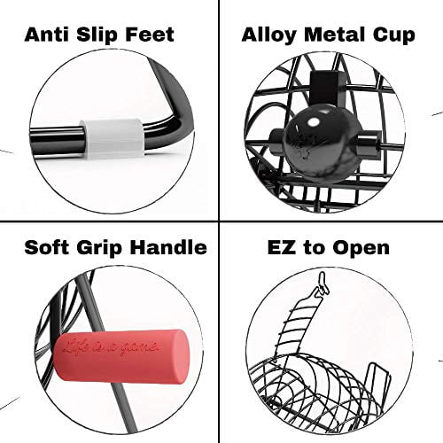 MR CHIPS 11" (Inch) Tall Professional Bingo Set with Steel Bingo Cage ...