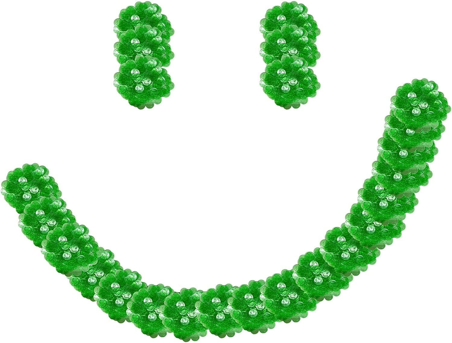 MR CHIPS Bingo Chips 3/4" Size - 100 Counting Bingo Chips in Green Color - Smiley Face Design ...