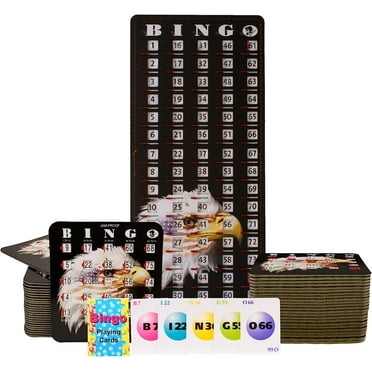 MR CHIPS Reusable Bingo Game - Jam-Proof Shutter Cards, Master Board ...