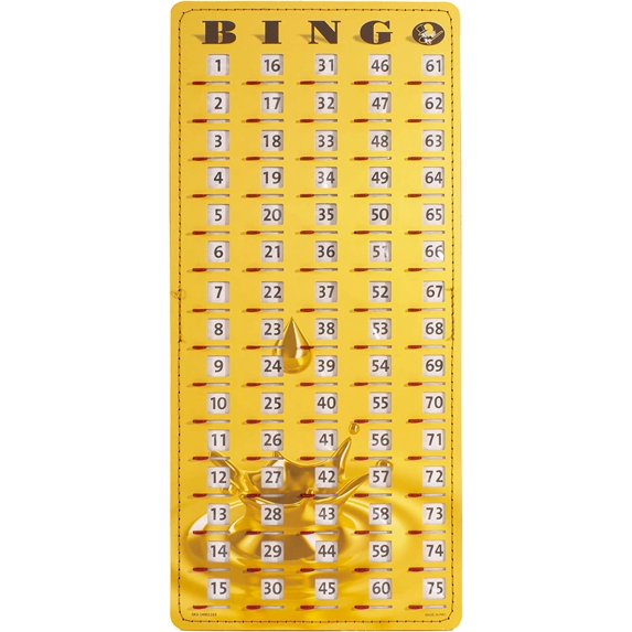 MR CHIPS Jam-Proof Master Board Bingo Cards Slide Shutter - Deluxe ...