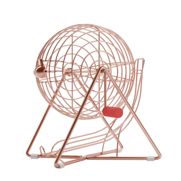 Mr. Chips 38mm Multi-Colored 6 Sided Bingo Balls - Ping Pong Style for ...