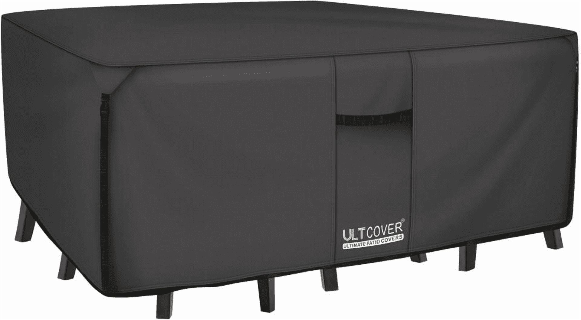 MR.Cover Patio Heavy Duty Table Cover, 600D Tough Canvas Waterproof ...