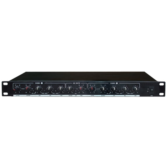 MR DJ DXO300 Stereo 2/3 Way Plus Subwoofer Crossover PA DJ Sound System ...