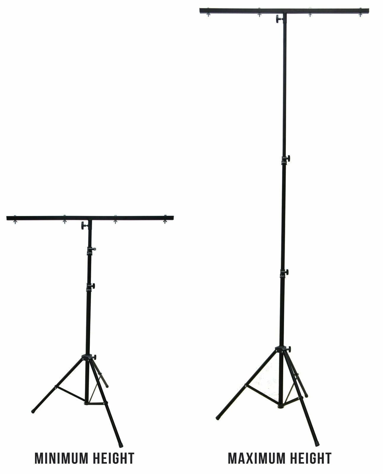 MR DJ LS-100 Pro DJ 9 Ft Lighting Tripod & T-Bar Portable Light Stand ...