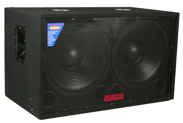 MR DJ Patron PROSUB12000 Dual 18" Passive PRO PA DJ Subwoofer 12000 ...