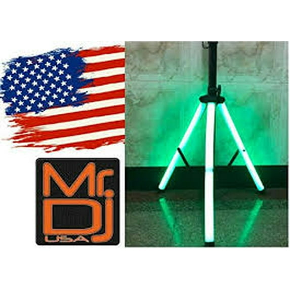 MR DJ SS600LED Color Stand Universal Color-Changing Stand LED Speaker ...