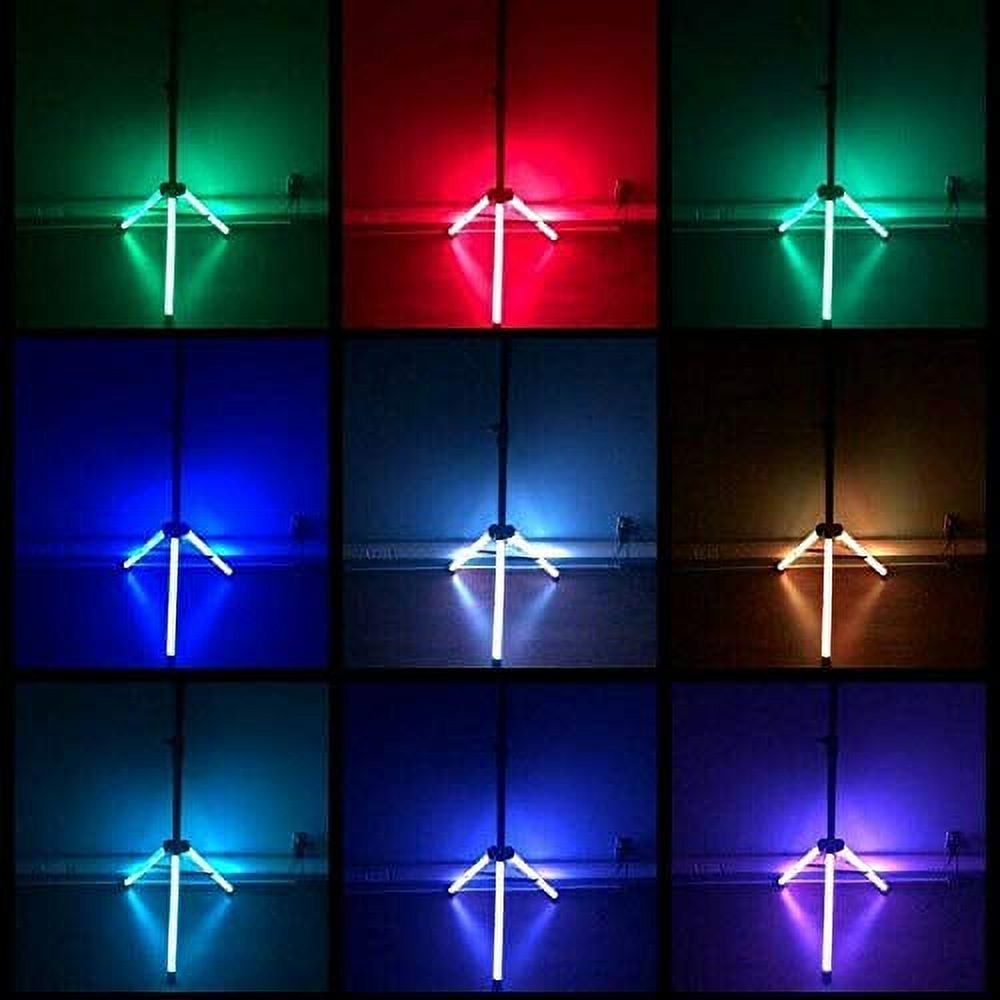 MR DJ SS700LED Ultra-Bright Universal Color-Changing Stand LED Speaker ...