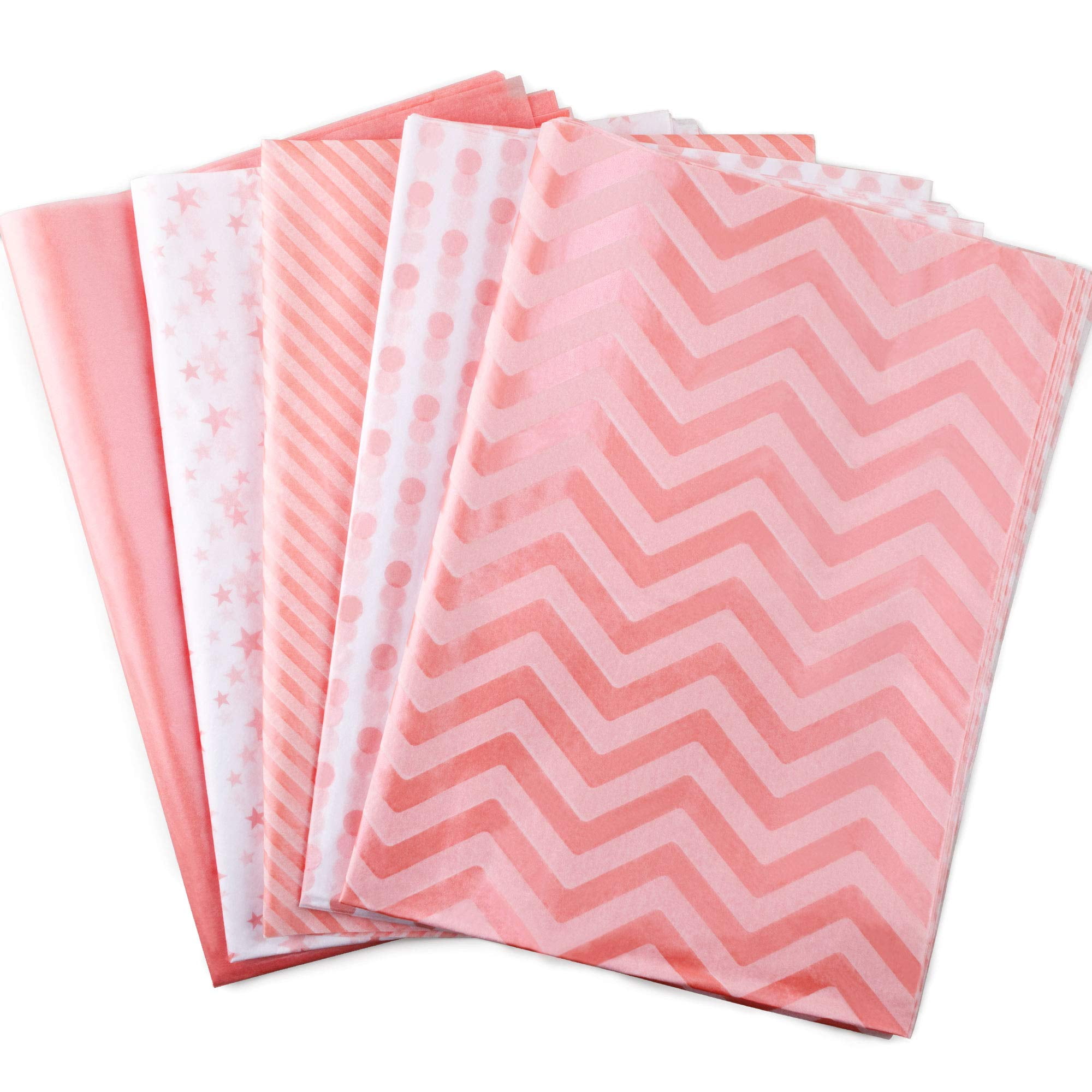 MR FIVE 50 Sheets Pink Gift Wrapping Tissue Paper Bulk,20" x 28",Tissue ...