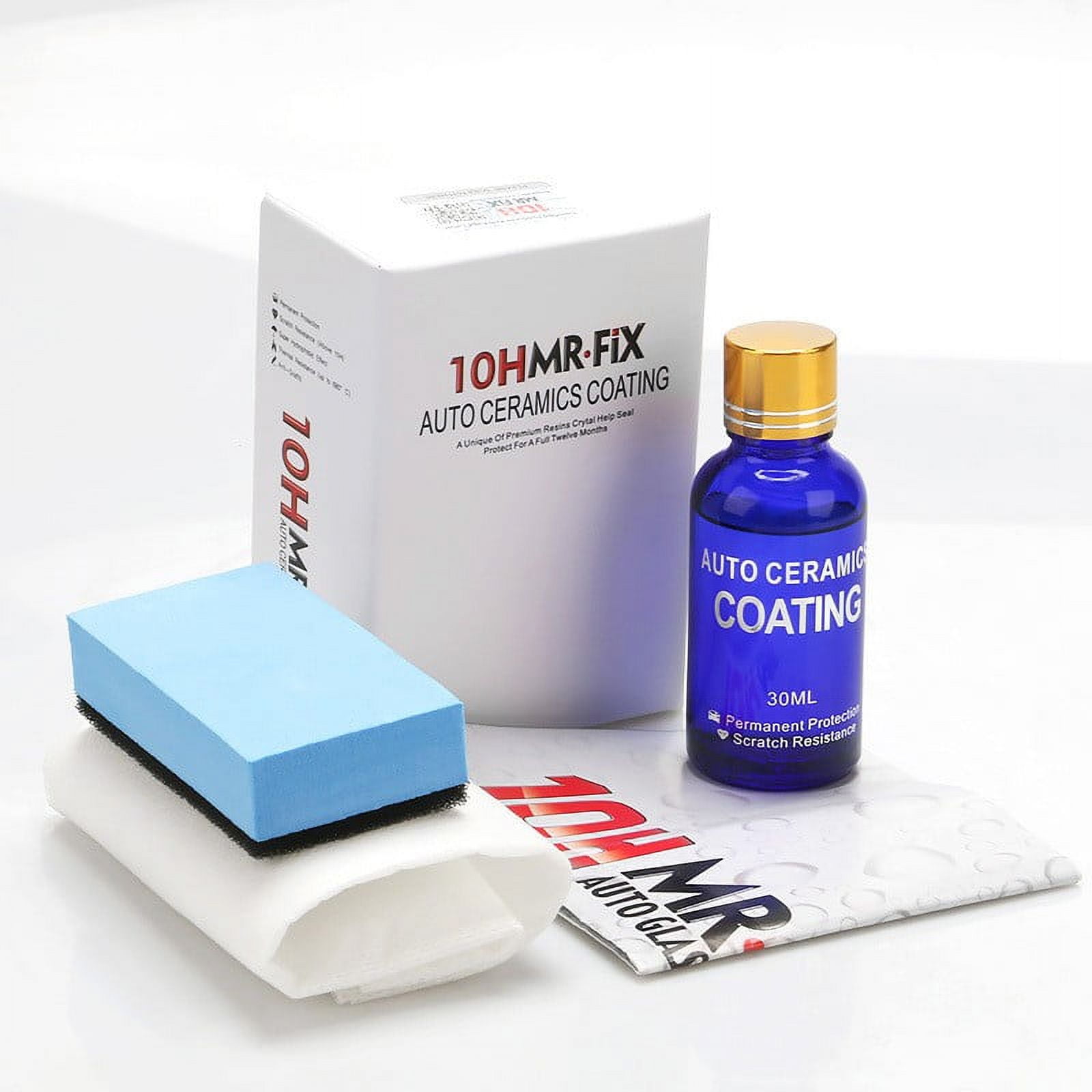 MR-FIX 10H Car Ceramic Coat Hydrophobic-Glass Coating Paint Care 30ml ...