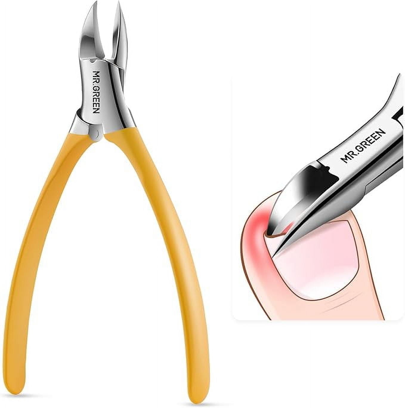 MR.GREEN Toenail Clippers Stainless Steel Ingrown Nail Cutter Thick and ...