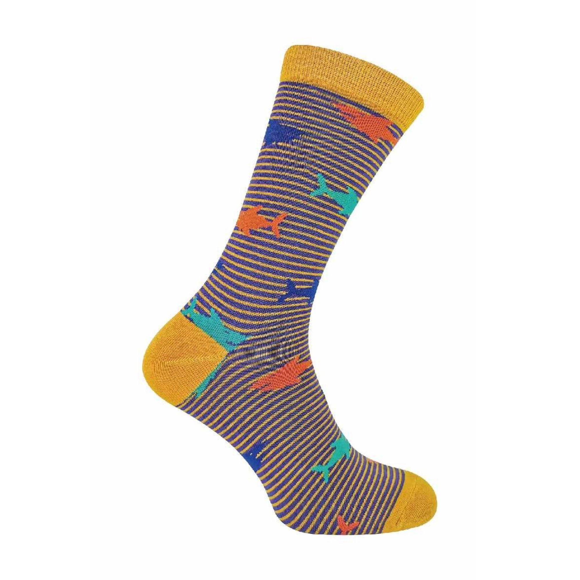 MR HERON - Mens Animal Patterned Design Soft Bamboo Novelty Socks ...