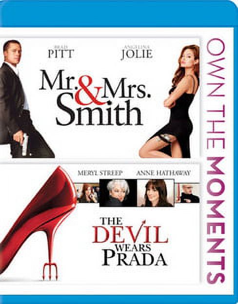 Pre-Owned MR & MRS SMITH/DEVIL WEARS PRADA DOUBLE FEATURES BLU-RAY (Blu-ray) - Walmart.com