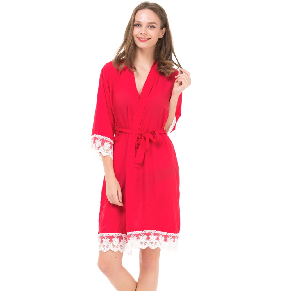 MR & Mrs Right Kimono Robes for Woman Cotton Bride and Bridesmaid Robes ...