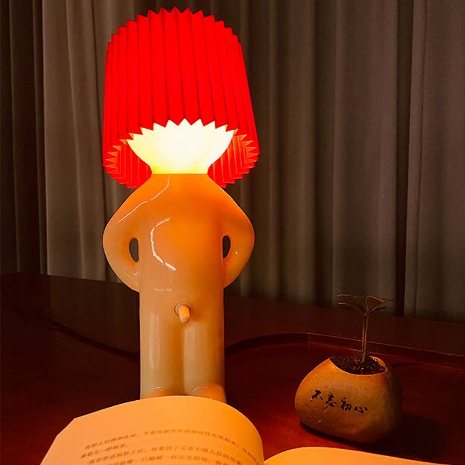 MR P Shy Boy Table Lamp, Creative and Cute Night Light with Touch ...